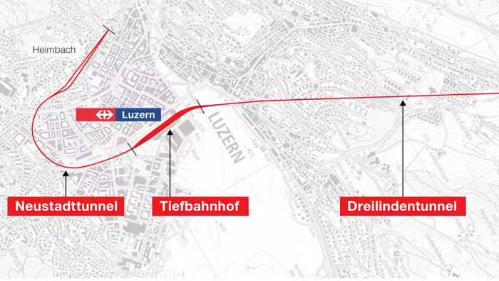 Gare de transit de Lucerne : un projet d’envergure qui nécessite des ...